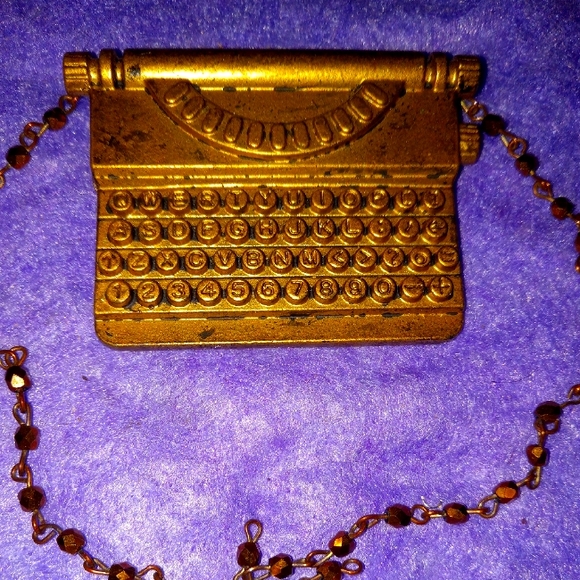 Other | Vintage Brass Tiny Typewriter | Poshmark